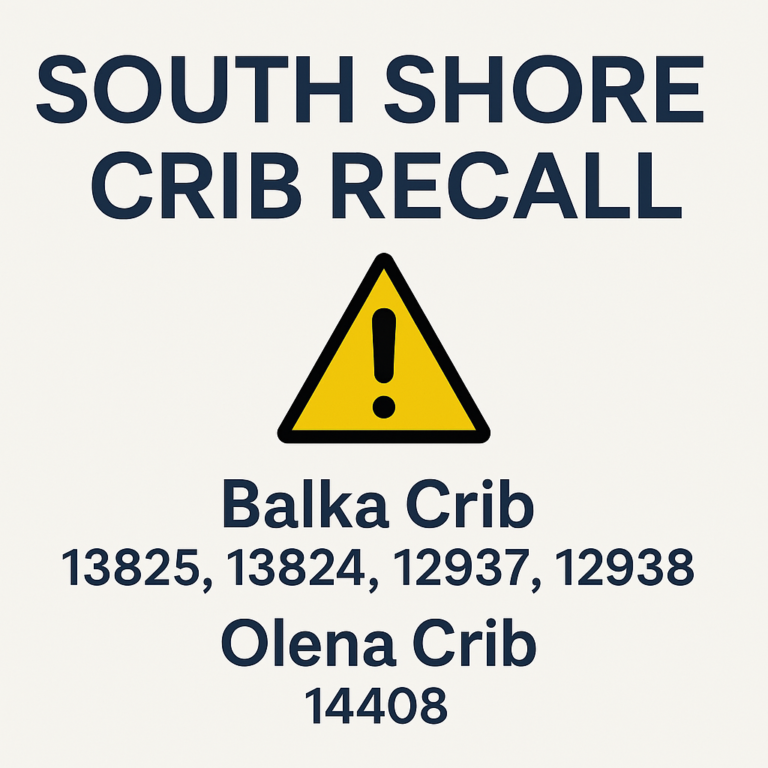 South Shore Crib Recall Alert: What Parents Should Know